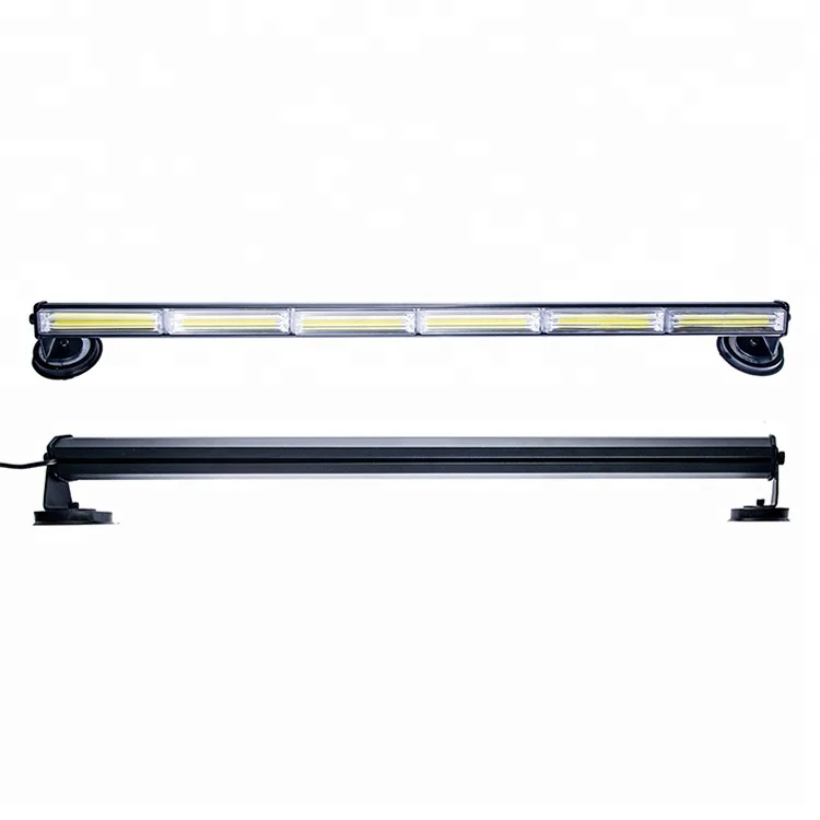 34″ LED Bar Light – 6 COB White Emergency & Traffic Advisor with 14 ...